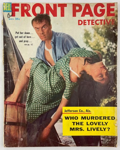Front Page Detective Magazine, November 1955, Vintage True Crime ...