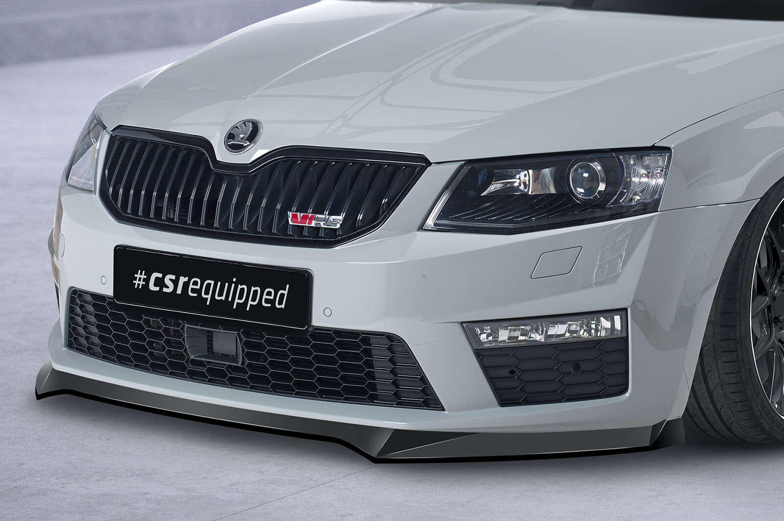 Cup Spoiler Lippe Front Schwert für Skoda Octavia 3 (Typ 5E) RS CSL150 ...