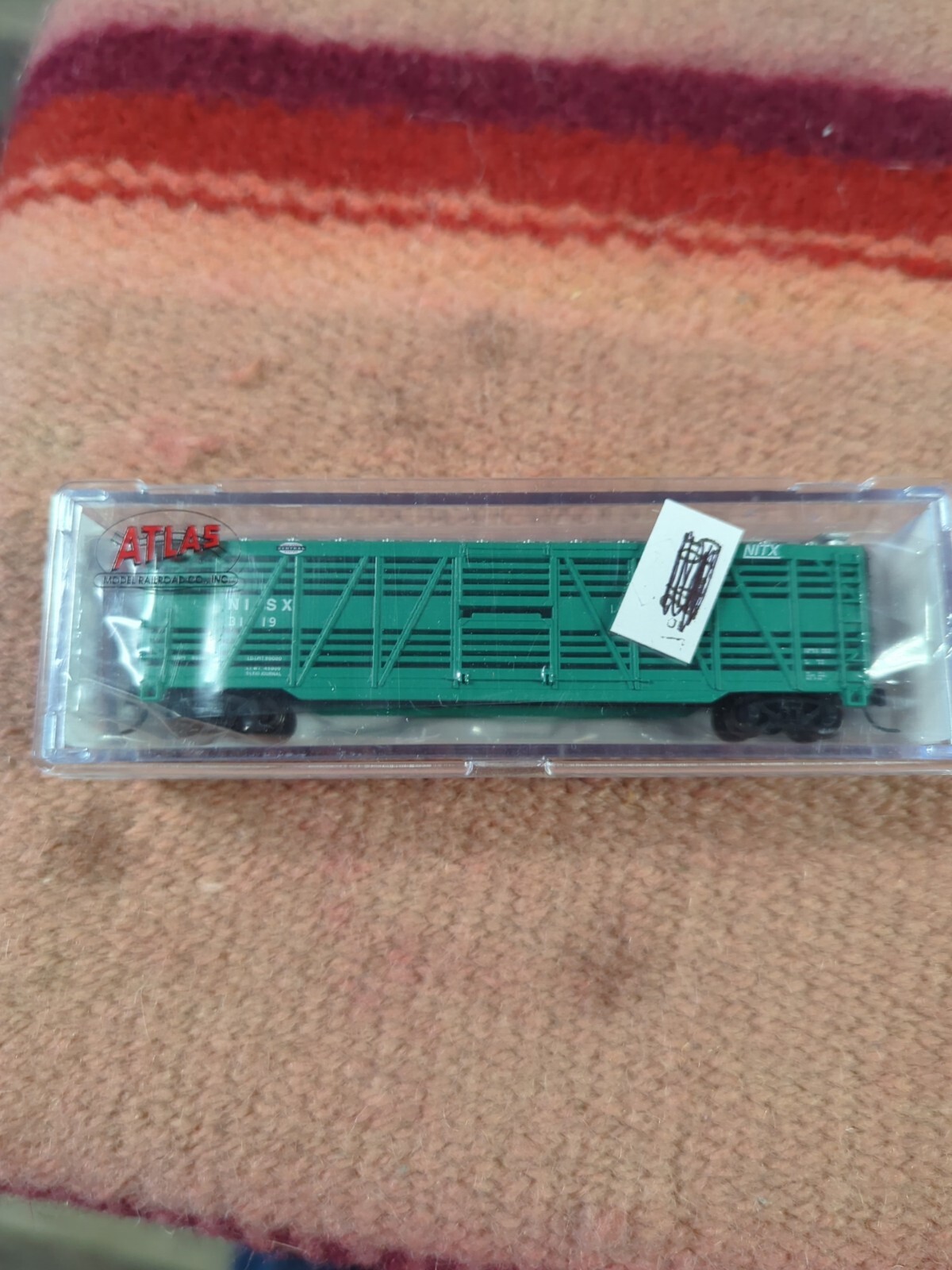 N Scale Atlas Train Man 50-ft Stock Car New York Central 3119 | eBay