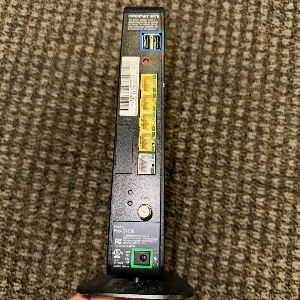 Verizon Fios G1100 Dual Band Quantum Gateway AC1750 Wireless Modem WiFi ...