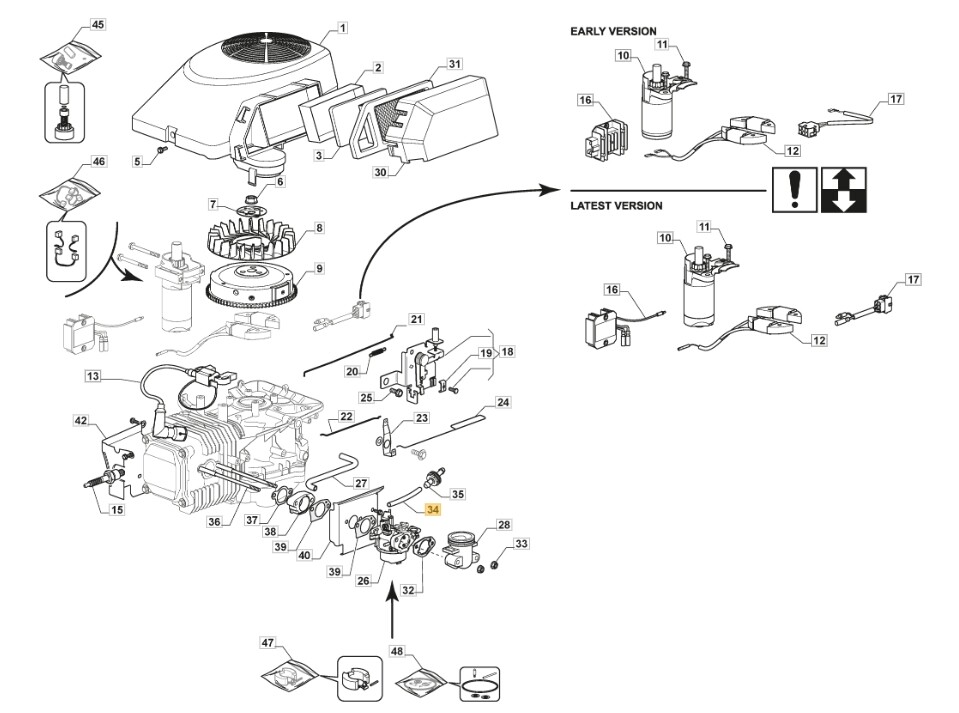 Hose Petrol Original Stiga Engine TRE0702 Mower Lawn Mower 118551514/0 ...
