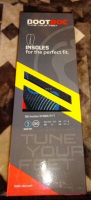 Boot Doc BD Insoles Stability 7 Medium Arch Size US 7.5-8 | eBay