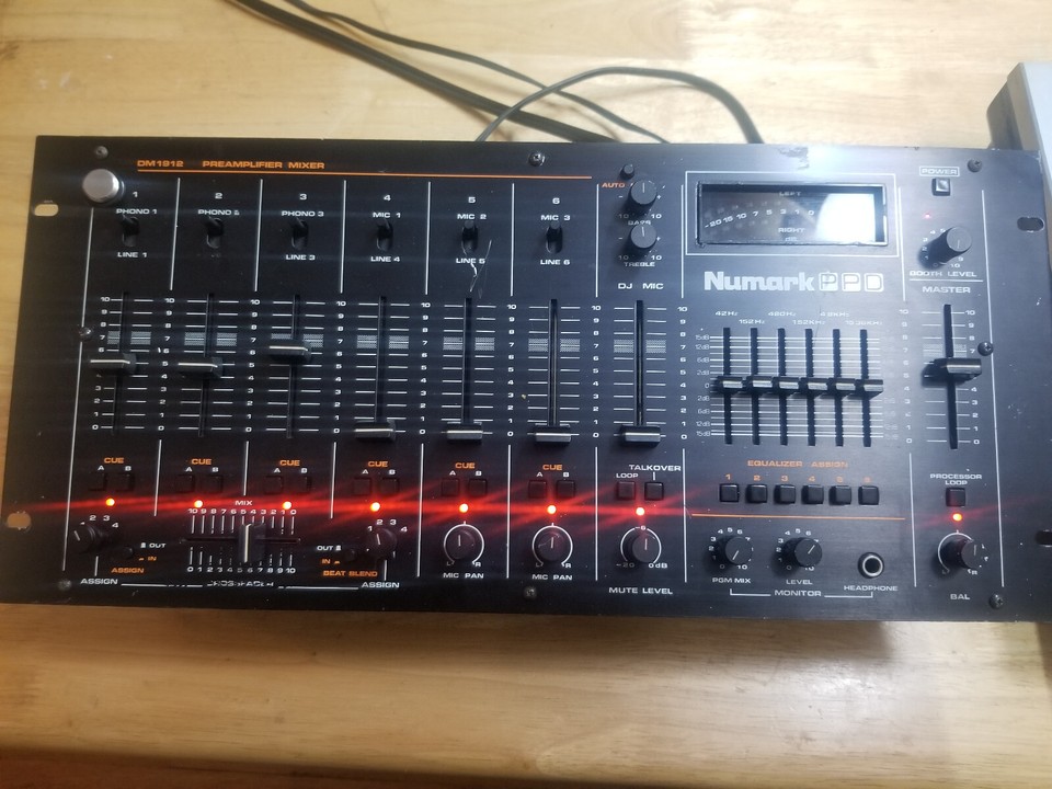 Numark DM 1912 PPD Preamp Mixer | eBay