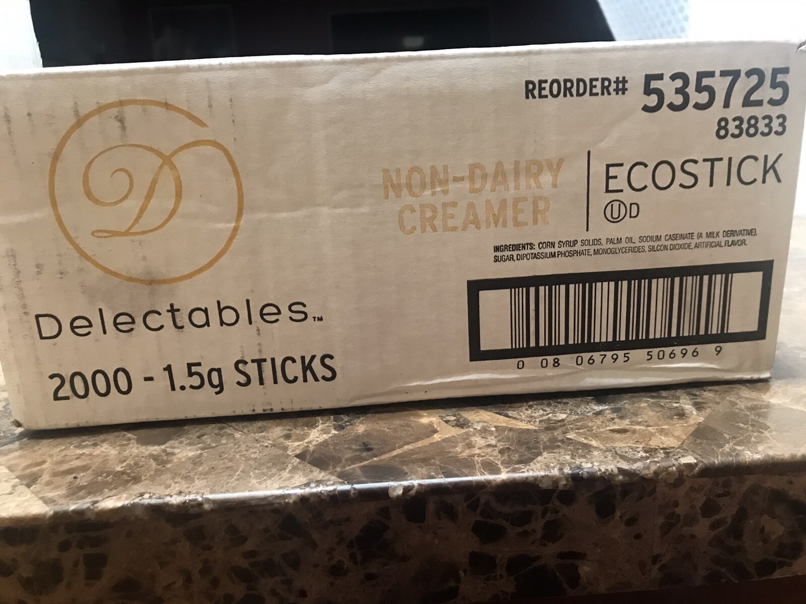 Delectables Ecosticks Non Dairy Creamer 2000 - 1.5g sticks | eBay