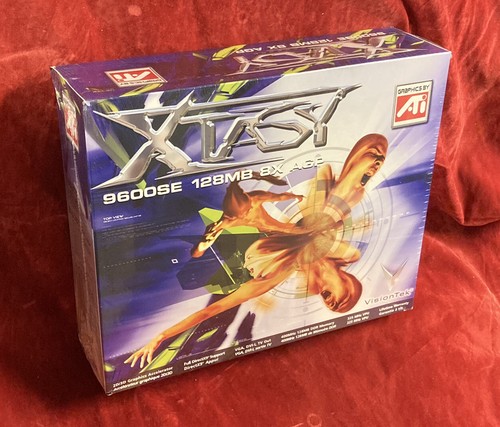 NEW IN BOX VINTAGE ATI RADEON 9600 SE 128 MB AGP Video Graphics Card ...