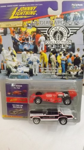 Johnny Lightning Indianapolis 500 1977 Pace Olds Delta 88 & Winner A.J ...