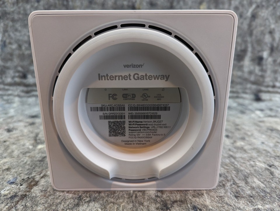 Verizon 5G LTE Internet Gateway Home Router Wi-Fi Hotspot White Only | eBay