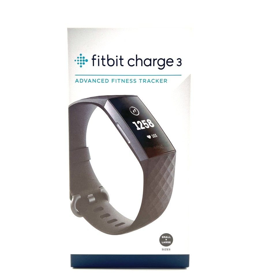 NEW Fitbit Charge 3 Fitness Activity Tracker Heart Rate Monitor ...