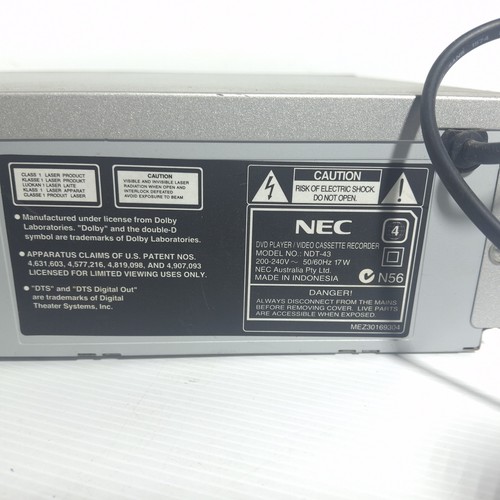 NEC DVD VCR Combo NDT-43 - Working | eBay