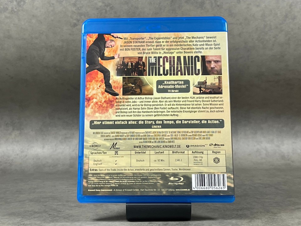 The Mechanic - Jeder Job hat seinen Preis - Jason Statham - Blu-ray ...