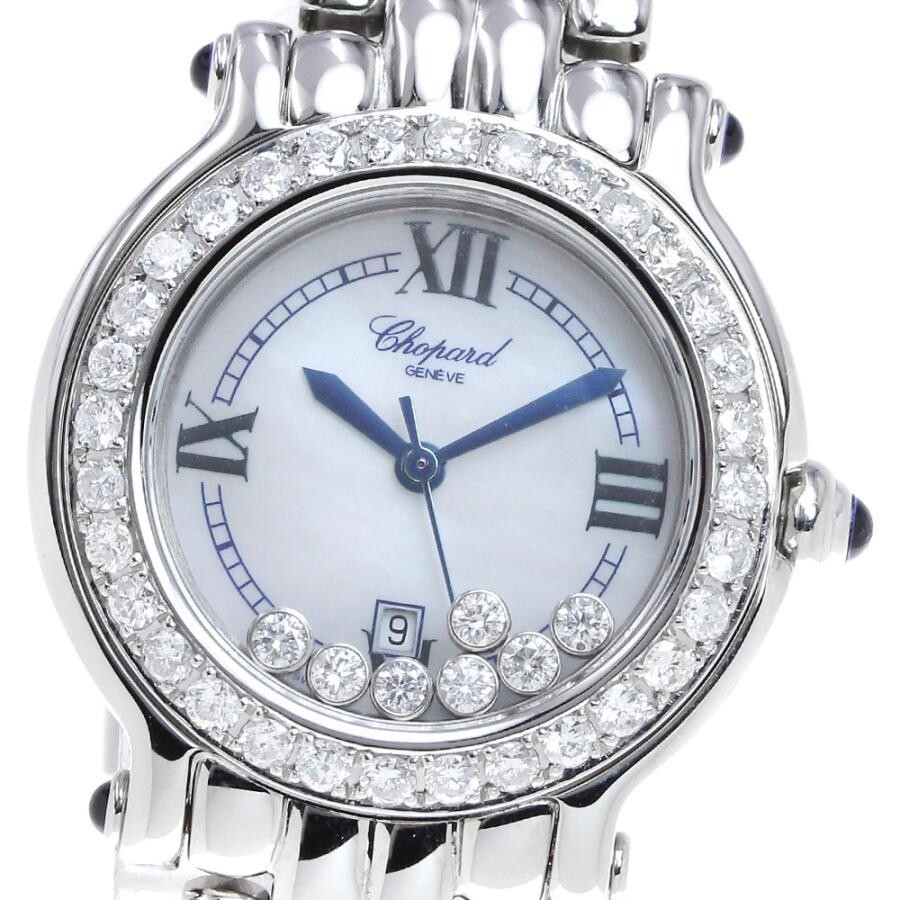Chopard Happy Sport After Diamond Bezel Quartz SS x SS #911 | eBay