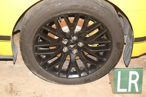 15-22 Mustang Black Painted Alloy Ten 10 Split Y Spokes Rear Wheel Rim ...