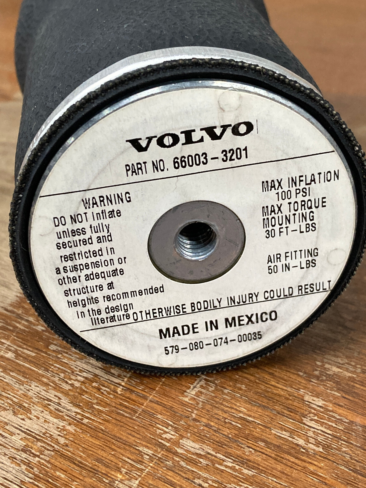 Volvo CAB Airbag Fits WIA & WG Models #66003-3201 Includes Retaining ...