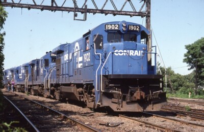 CONRAIL CR 1902 Railroad Train Locomotive RIDGEWOOD NY Original 1986 ...