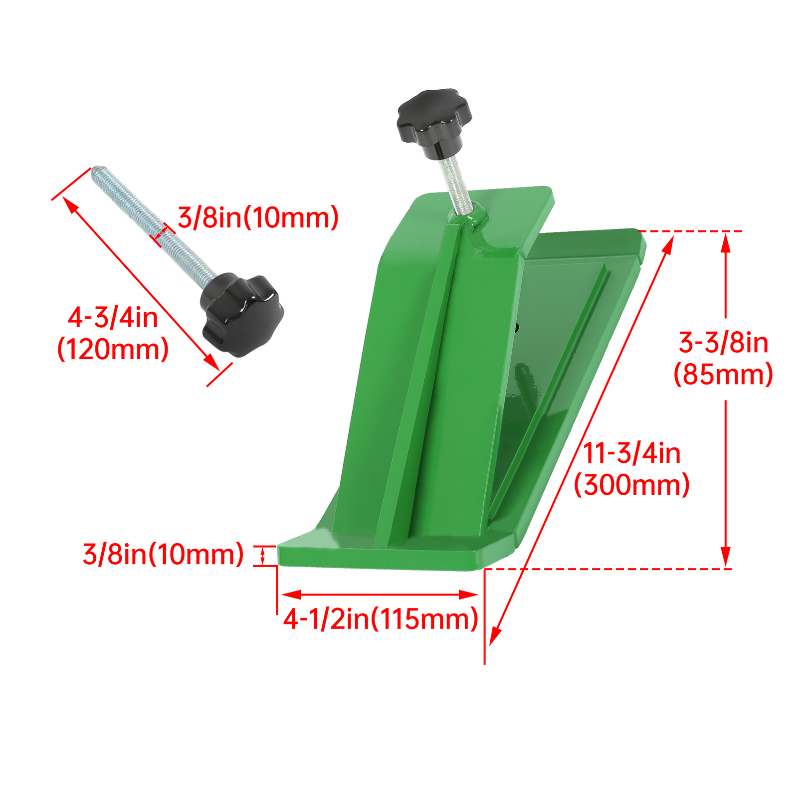 2X Tractor Bucket Protector Ski Edge Tamer Skid w/ Lock Nut Snow Leaf ...