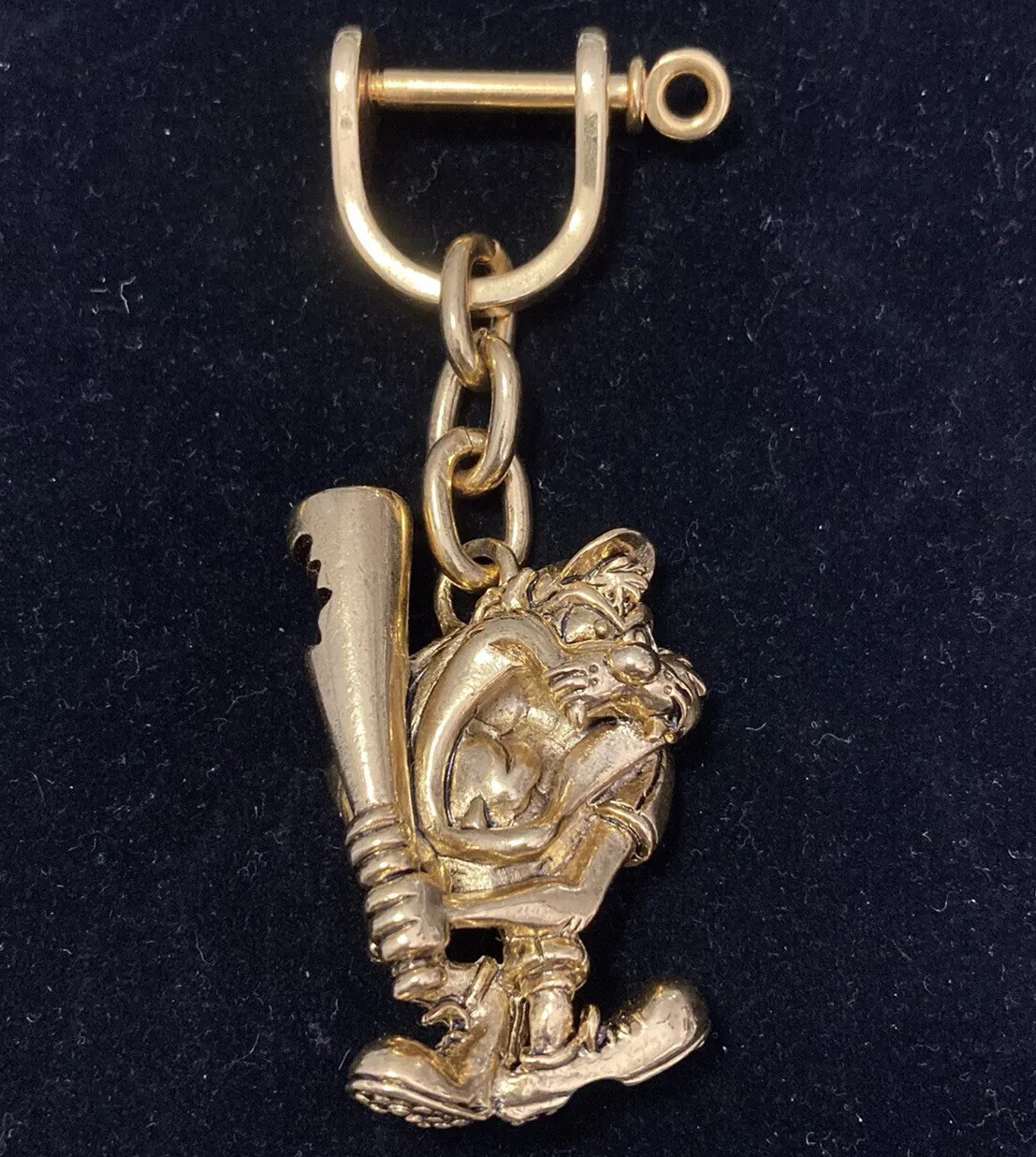 Rare Looney Tunes Baseball Tazmanian Devil Taz Keychain SIGNED by ...