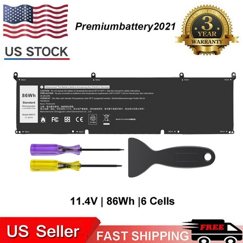 New 86Wh 69KF2 Battery For Dell Alienware M15 M17 R3 XPS 15 9500 8FCTC ...