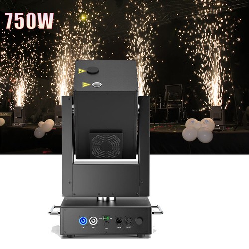 750W Moving Head Cold Spark Machine Stage Spraying Machine DMX Remote ...