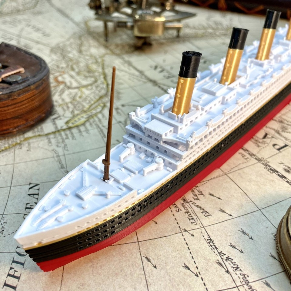 12” RMS Olympic Model, Titanic Toy, Unsinkable Titanic Gift, Titanic ...