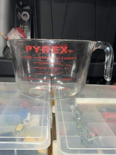 Pyrex 8-Cup Clear Glass Measuring Cup 64 Oz Rare 71160004979| eBay