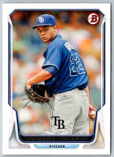 2014 Bowman Chris Archer 196 Baseball Card Ebay 1678