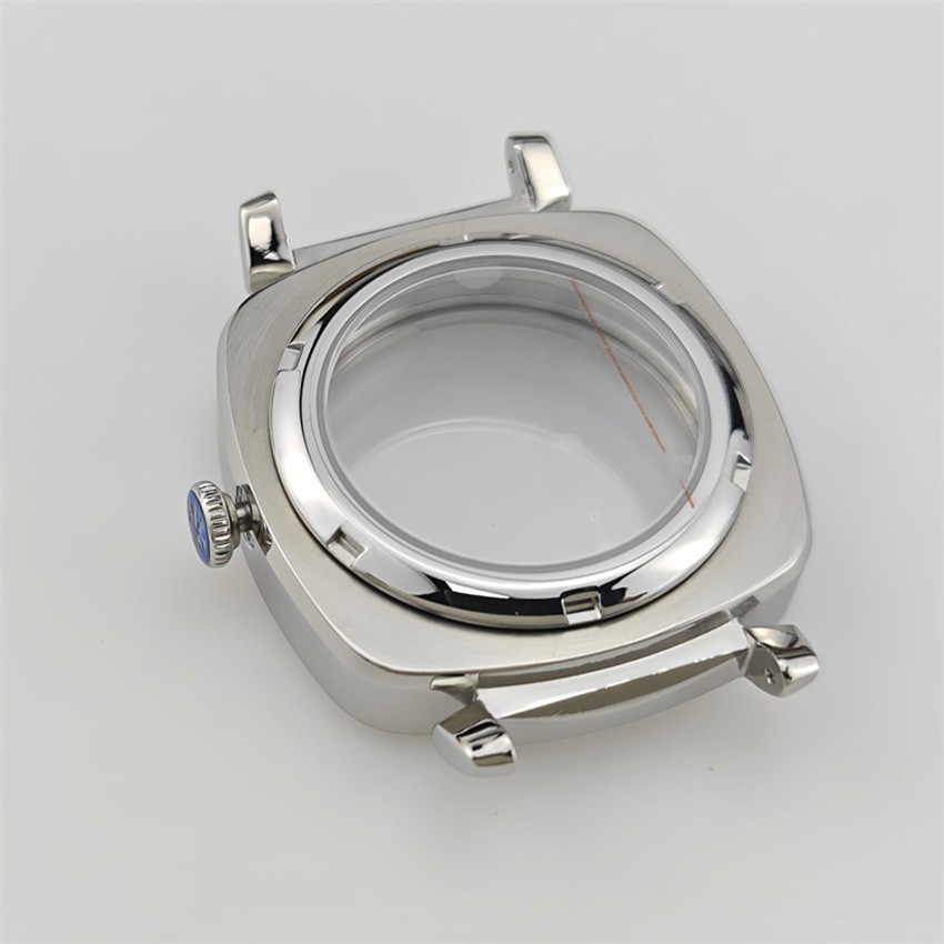 37.5mm Watch Case Sapphire Glass Watch Case with Diamond For NH35/36/38 ...