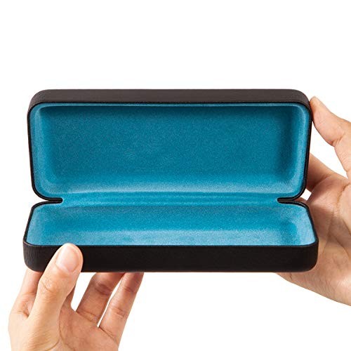 Large Sunglasses Case Eyeglasses Case - Hard Shell Glasses Case Lined ...