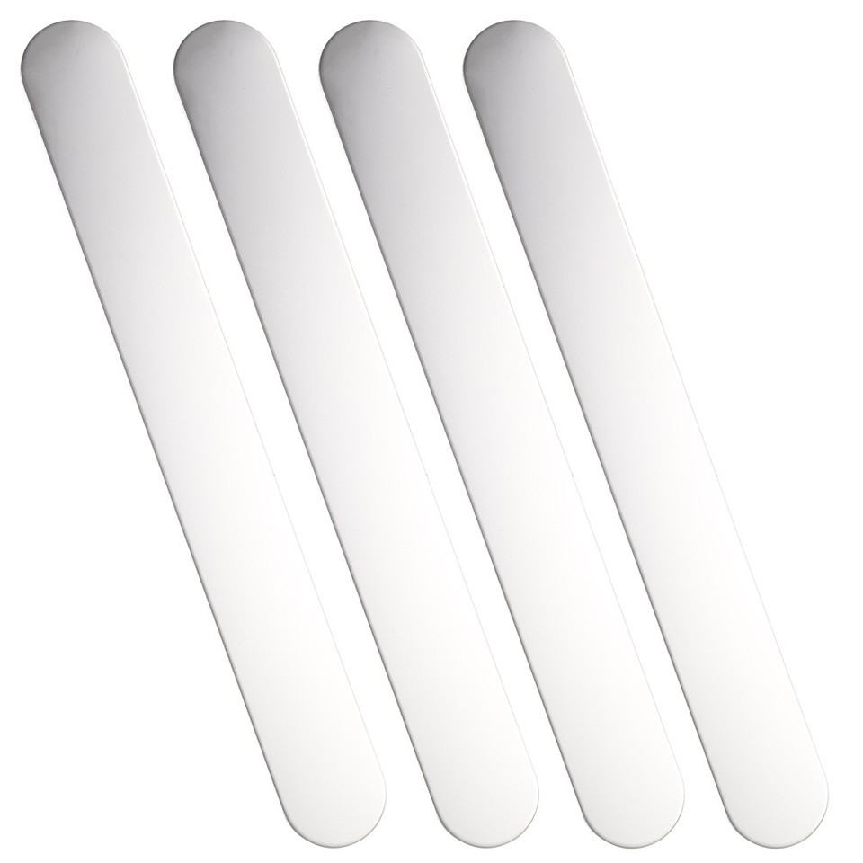 4 Pcs Bracelet Materials Stainless Steel Bangle Cuff Diy Bulk Jewelry ...