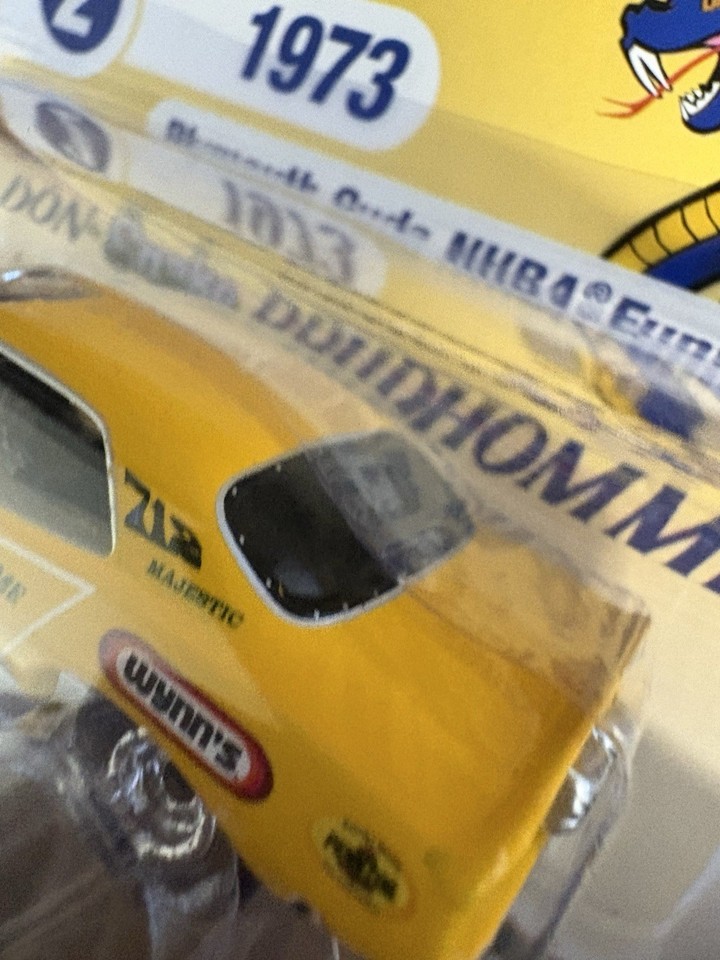 1/64 Racing Champions MINT Don SNAKE Prudhomme Plymouth Cuda NHRA Funny ...