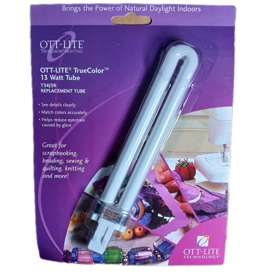 Ott-Lite TrueColor Replacement Bulb - 13 Watt Type A - New OttLite Lamp ...