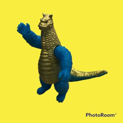 Super Dinosaur GODZILLA KAIJU SOFUBI BOOTLEG ULTA MONSTER Vintage Blue Gold Rare | eBay