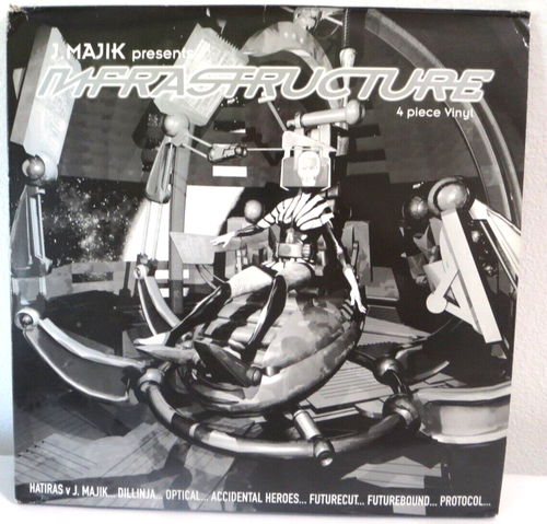 J.Majik – Infrastructure - 4 x Vinyl 12" 45 RPM Record Album ...
