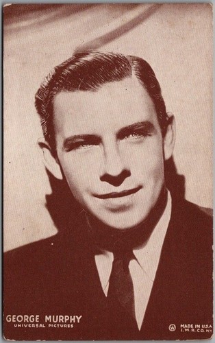 Vintage GEORGE MURPHY Mutoscope Arcade Card MGM Actor / California ...