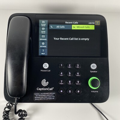 CAPTION CALL SCREEN PHONE 67TB FOR HEARING IMPAIRED CAPTION PHONE | eBay