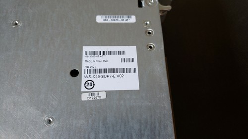 Cisco WS-X45-SUP7-E V02 Catalyst 4500 Series Supervisor Engine 7-E WS ...