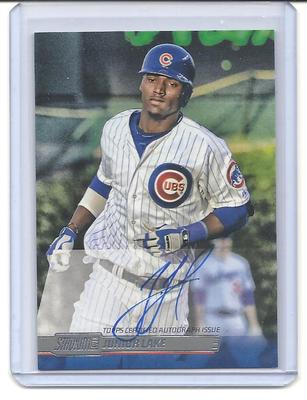 2014 STADIUM CLUB. JUNIOR LAKE. MLB. ON CARD AUTOGRAPH. #SCA-JL. | eBay