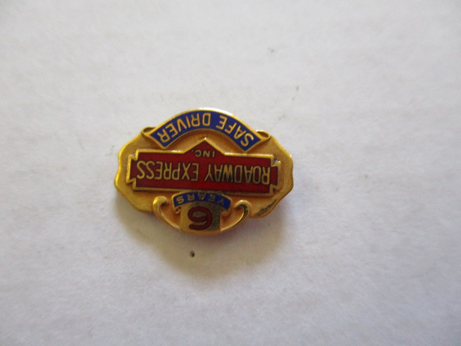 vintage Roadway Express 6yr Trucker Trucking Safety Award Safe Driving ...