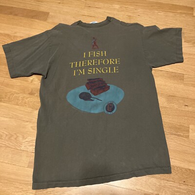 Vintage Mens Go Fish Co LTD 90s Vtg T Shirt Size Large L Back Graphic ...