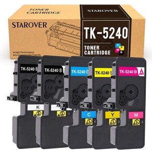 5 Toner TK-5240 für Kyocera ECOSYS M5526CDN P5026CDN P5026CDW M5526CDW ...