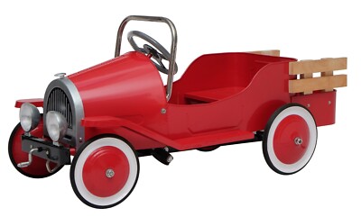Morgan Cycle Red Retro Style Pickup Truck Pedal Car All Steel Ride ...