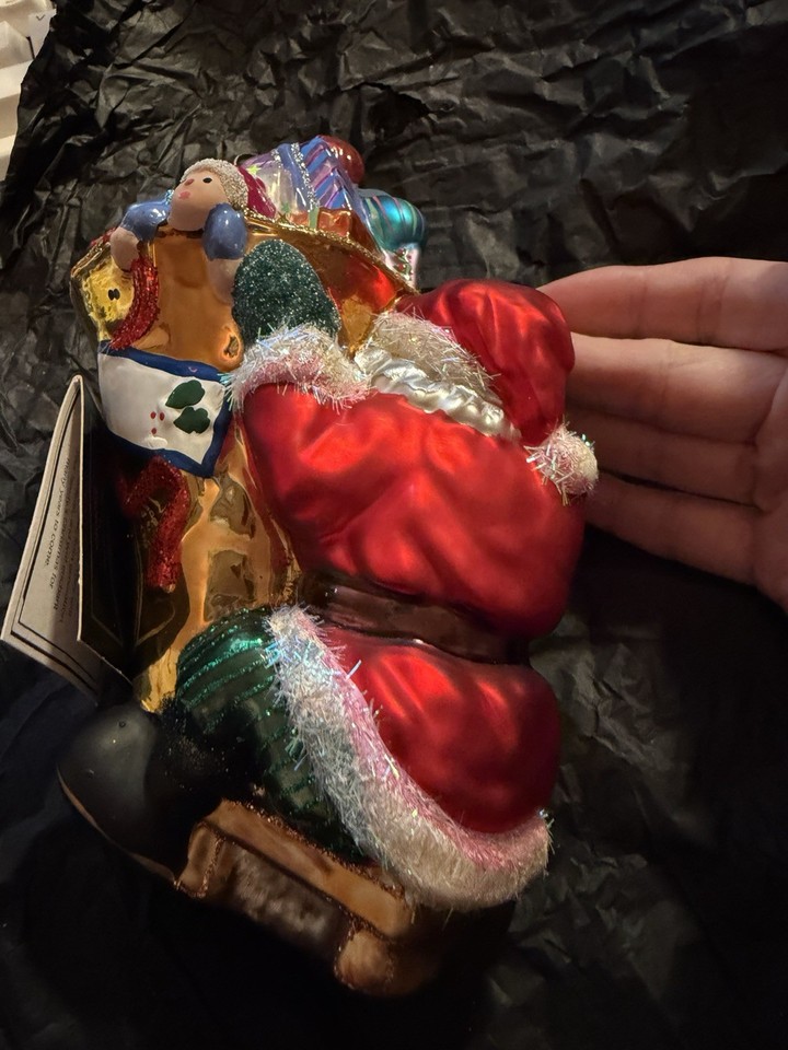 VTG Kurt Adler Polonaise Collection By Komozja Ornament Santa On Tuba ...