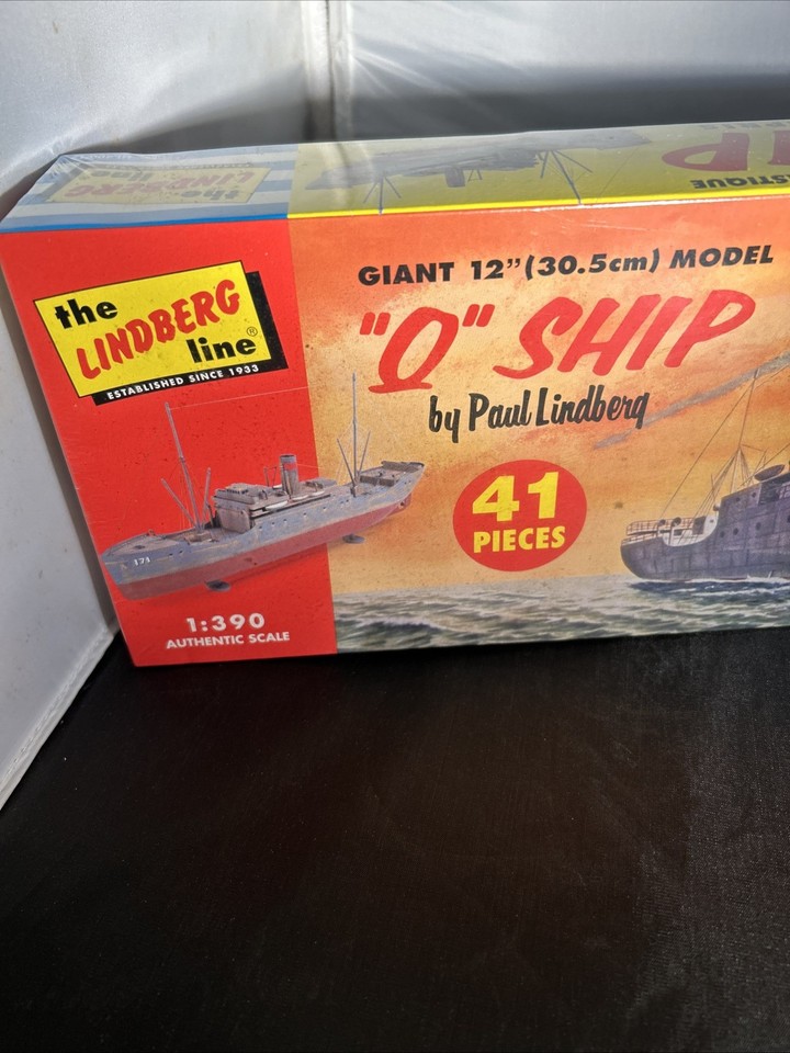 Lindberg Q Ship 1:390 Scale Plastic Model Kit WWI Decoy Ship Boat ...