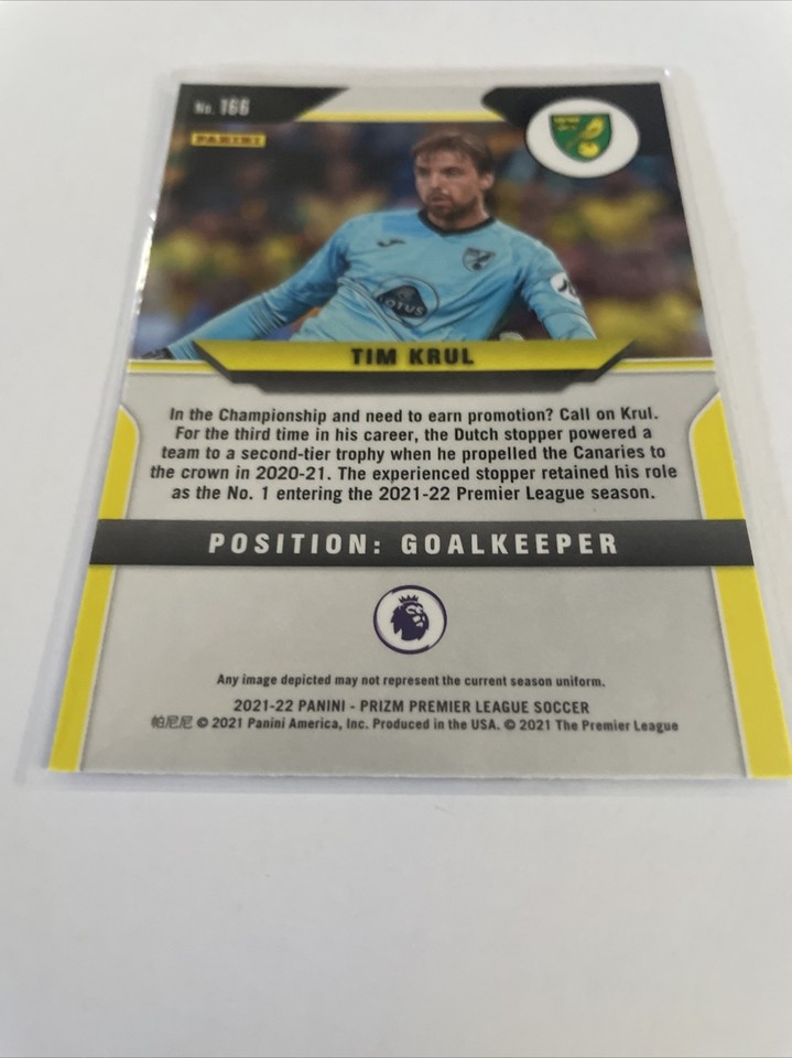 2021-22 Panini Prizm Premier League Soccer Tim Kuhl Card #166! | eBay