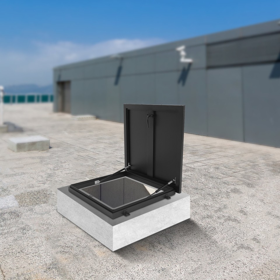 Aluminum Alloy Square Roof Hatch Functional Roof Access Hatch Roof ...