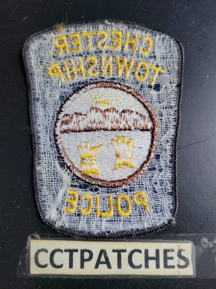 CHESTER TOWNSHIP, OHIO POLICE SHOULDER PATCH OH | eBay