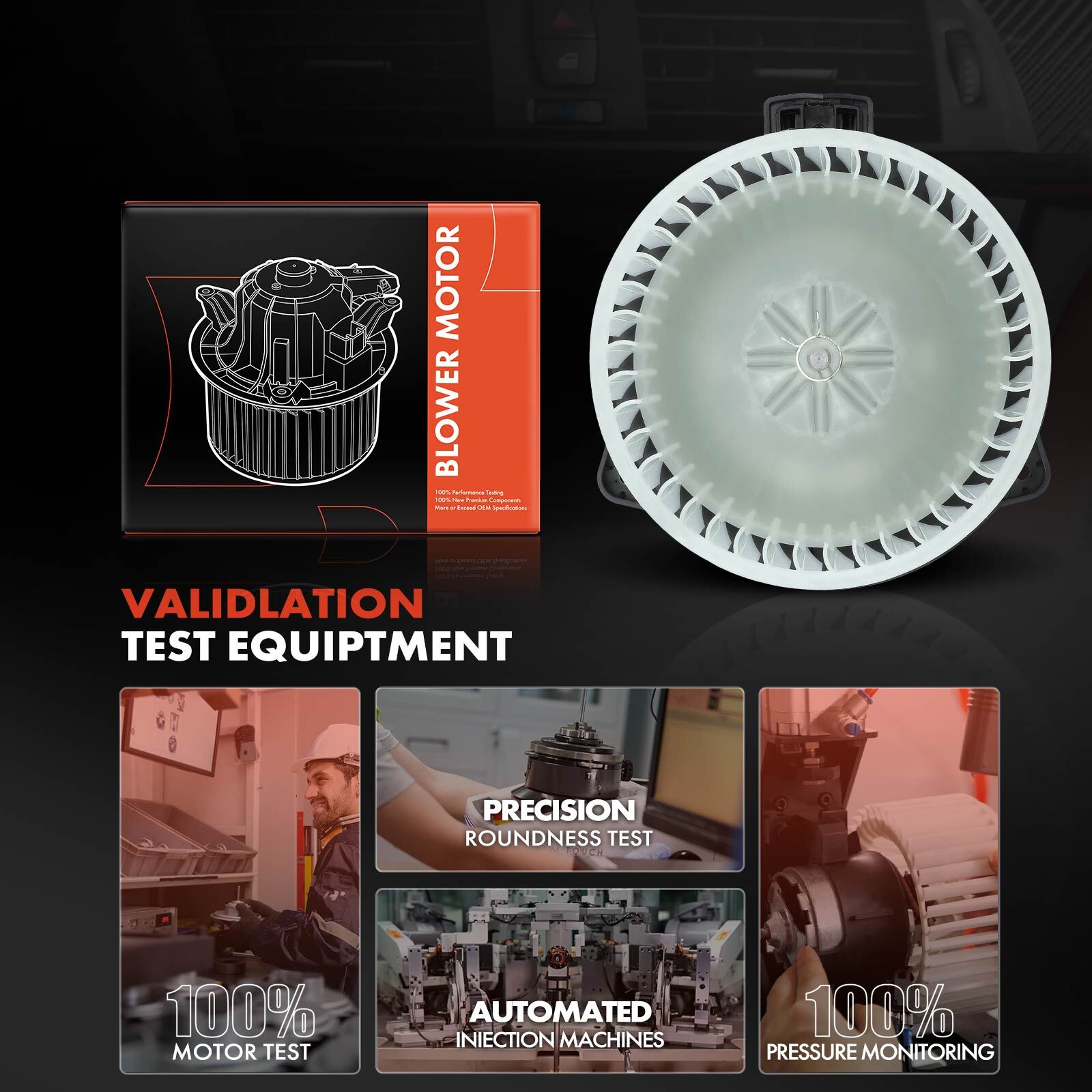 HVAC Blower Motor Fan Assembly for Land Rover LR3 LR4 Range Rover Sport ...