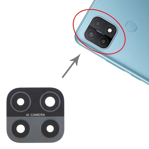 For OPPO A15 / A15s / A35 back camera glass lens cover replacement part ...