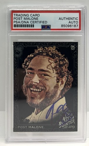 Post Malone Signed Auto 2019 Topps Allen & Ginter Card #176 Psa/Dna ...
