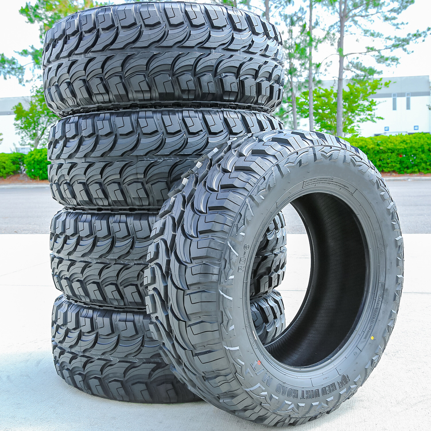 4 Tires Red Dirt Road RD-6 M/T LT 33X12.50R17 Load D 8 Ply MT Mud | eBay