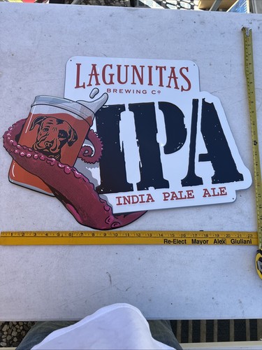 🔥 NEW Lagunitas Craft Brewery Ipa Petaluma Ca Metal Beer Tin Tacker Bar ...